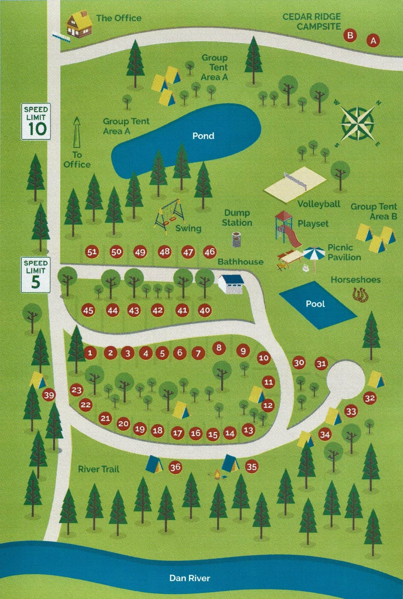 Rates Map - Campground